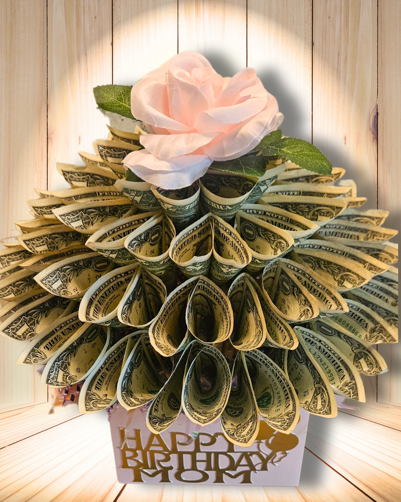 Birthday Money Bouquet Personalized With Name – Spendable Arrangements